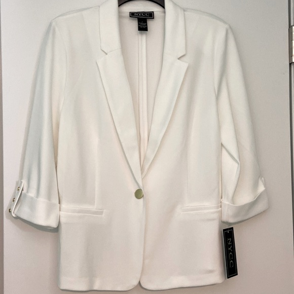 New York Clothing Co | Jackets & Coats | White Blazer | Poshmark